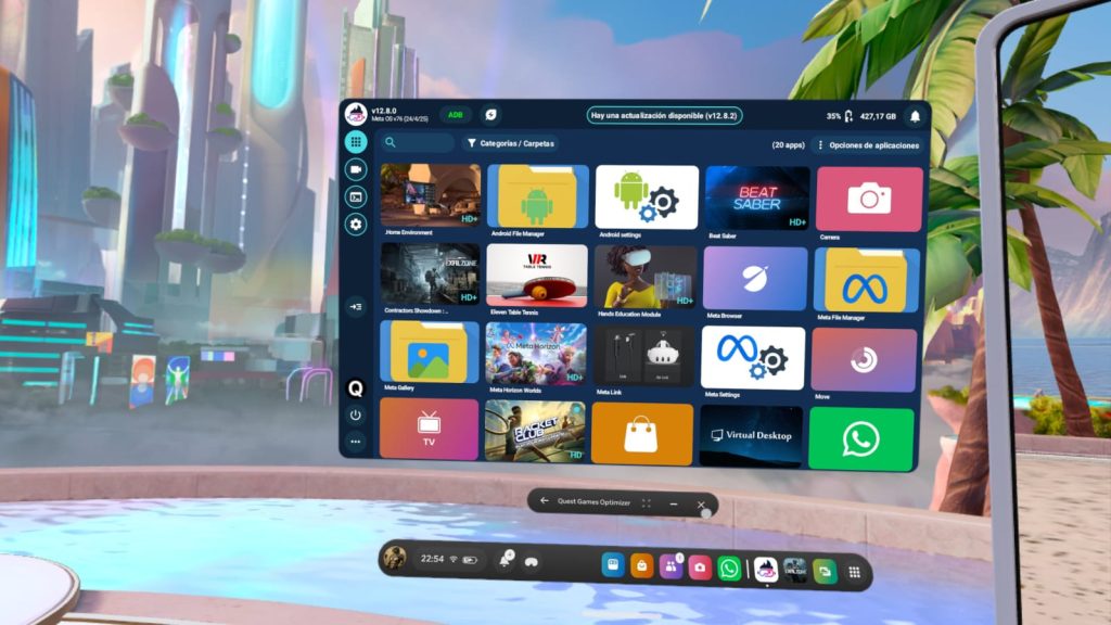 Instalar Quest Game Optimizer en Meta Quest 3 / VrPatch